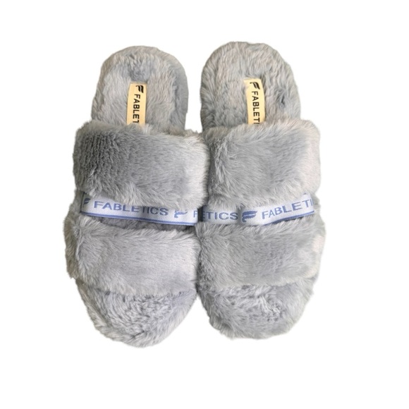 Fabletics | Shoes | Fabletics Snug Strap Slippers Size 9 Powder Blue ...